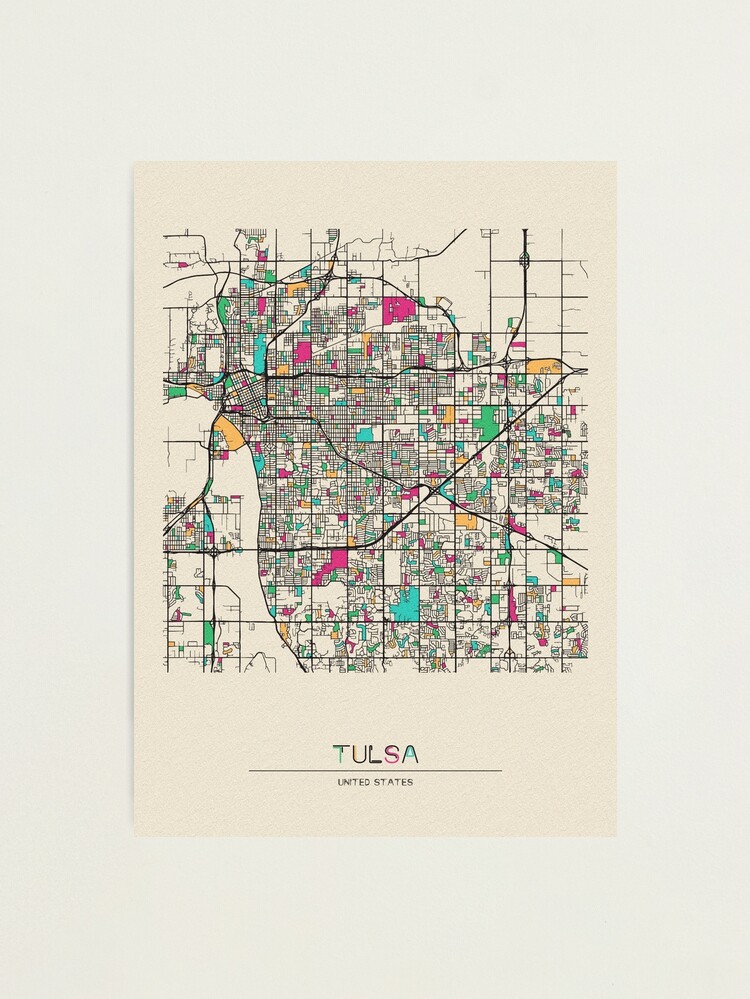 Tulsa Street Map Printable 8+ Hundred Tulsa Oklahoma Map Royalty Free
