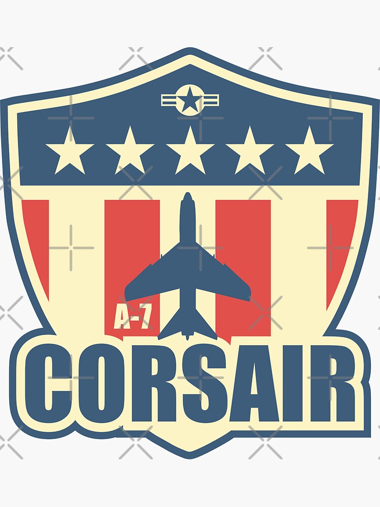 "A-7 Corsair II Patch" Sticker for Sale by StrongVlad | Redbubble