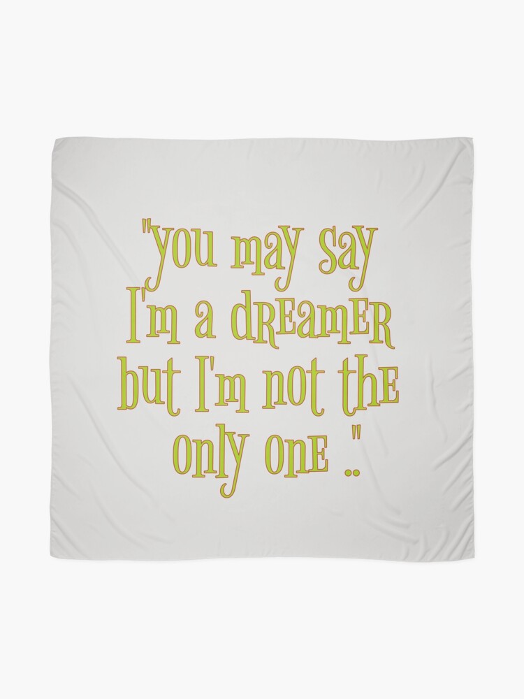 "Imagine " Scarf for Sale by Lariousroby | Redbubble