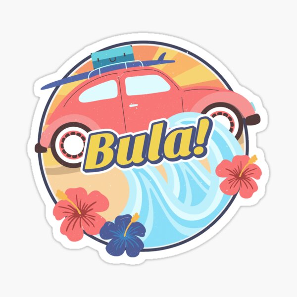 "Bula Fiji Islands Hoodie " Sticker for Sale by seazn-trends | Redbubble