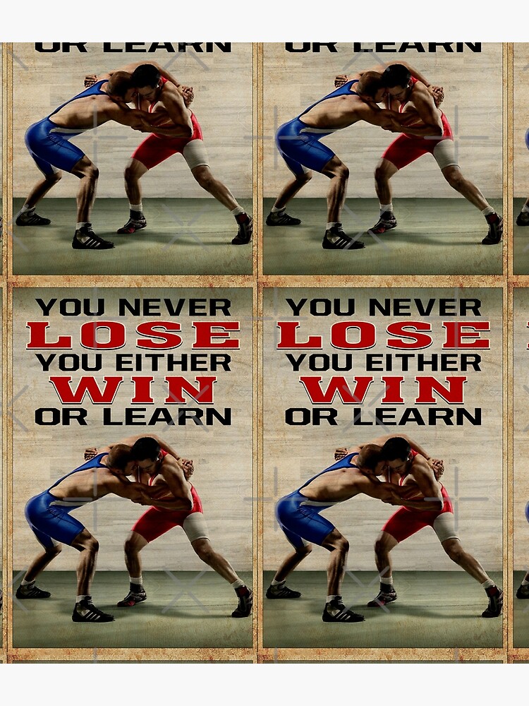 Wrestling You Never Lose You Either Win Or Learn Backpack sold by Yazan ...