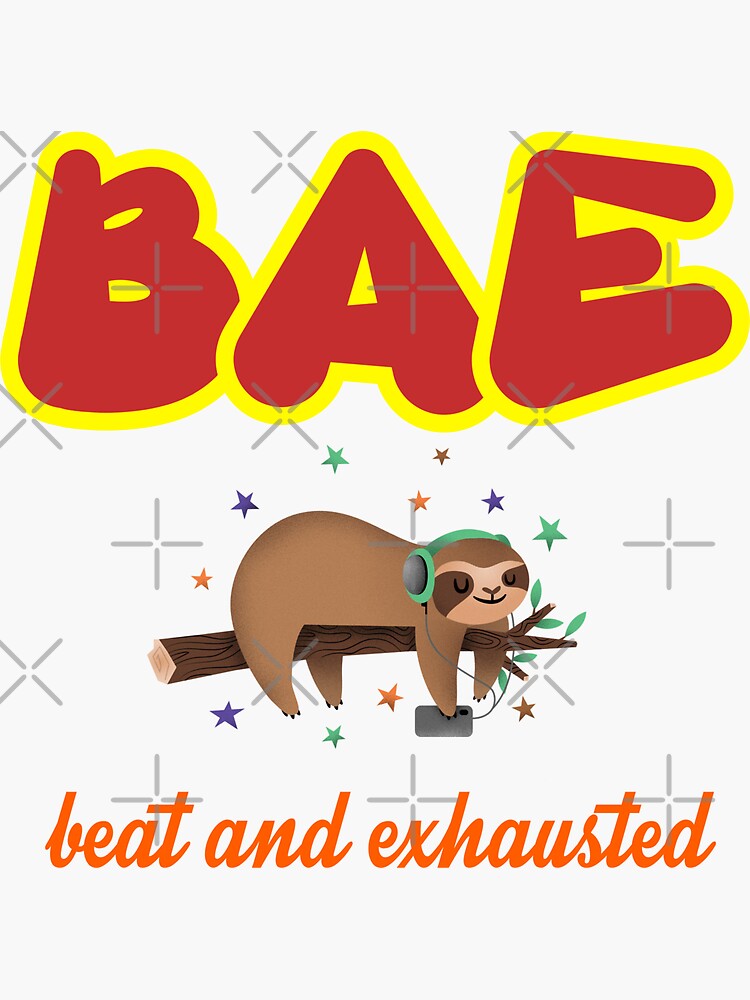 "BAE " Sticker by sarpanch | Redbubble