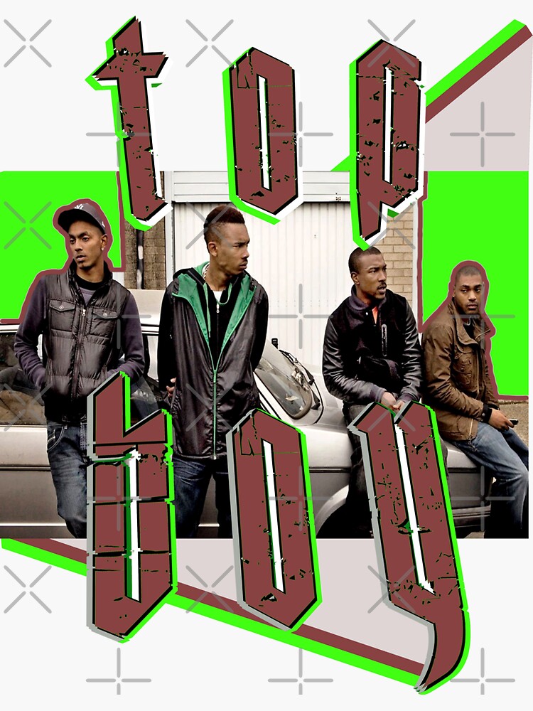 Pegatina «Top Boy British TV Fan Art Gift Memorabilia» de durbanwaste ...