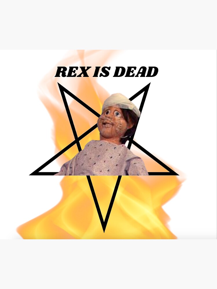 "Victorious 'Rex Dies' Design" Sticker for Sale by sweatylady | Redbubble