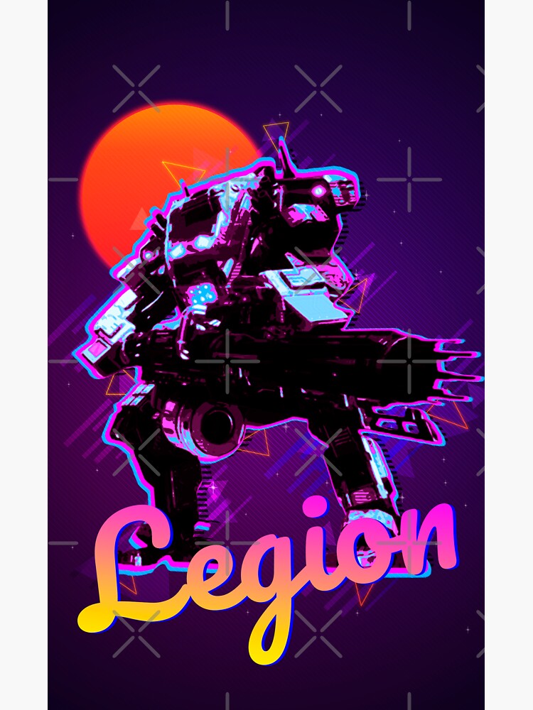 "Titanfall 2 Legion" Sticker for Sale by Butterfly-Dream | Redbubble