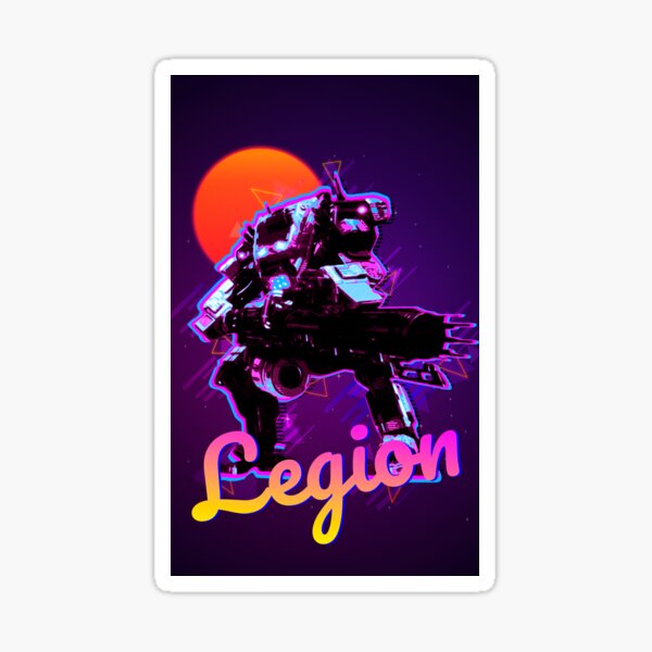 "Titanfall 2 Legion" Sticker for Sale by Butterfly-Dream | Redbubble