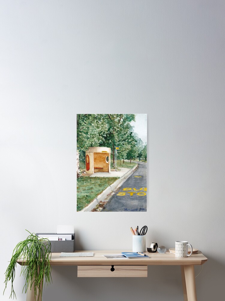 "Canberra Bus Stop Richardson" Poster for Sale by Paris Lomé | Redbubble