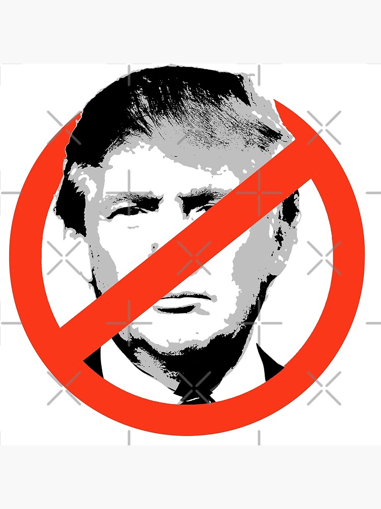 "Anti-Trump" Art Print by partyfarty | Redbubble