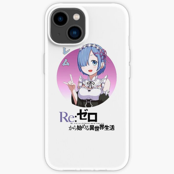 "Rem Anime Character - Re Zero Anime Series T-Shirt 72" iPhone Case for ...