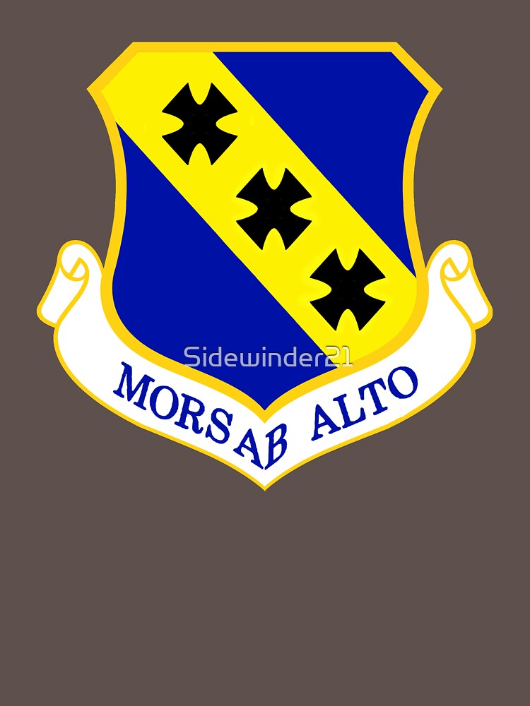 "7th Bomb Wing Emblem "Mors Ab Alto"" T-shirt for Sale by Sidewinder21 ...