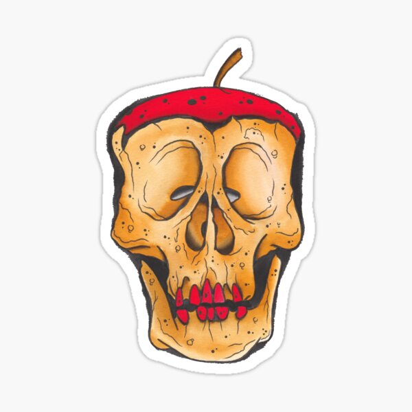"Bad Apple" Sticker for Sale by PhilKyleMOHC | Redbubble
