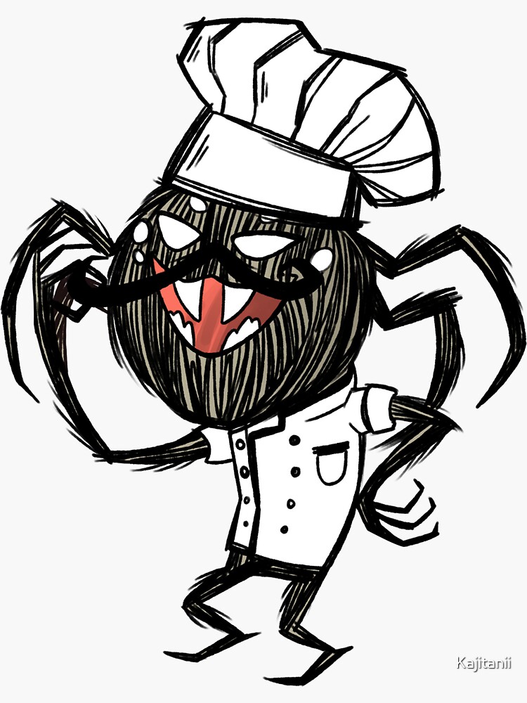 "Chef Webber - Don't Starve" Sticker for Sale by Kajitanii | Redbubble