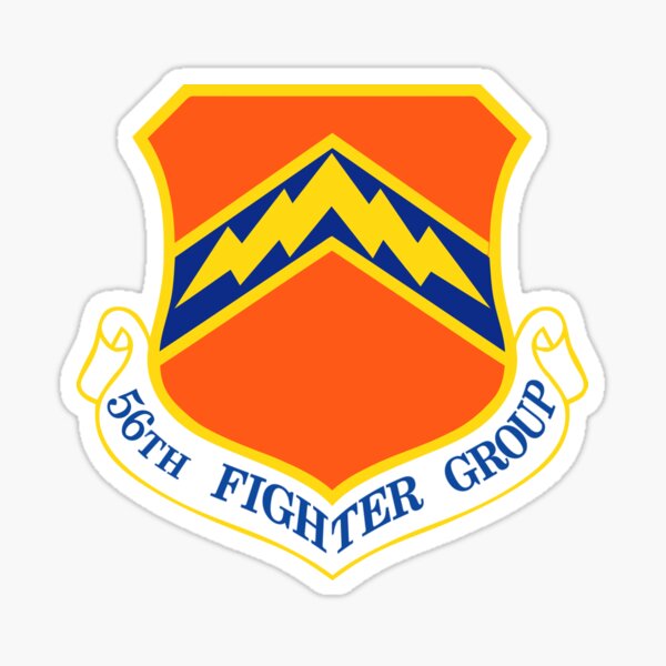 "56th Fighter Wing Shield" Sticker for Sale by Sidewinder21 | Redbubble