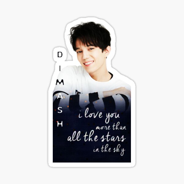 "Dimash Kudaibergen Vocal King I love You" Sticker for Sale by ...