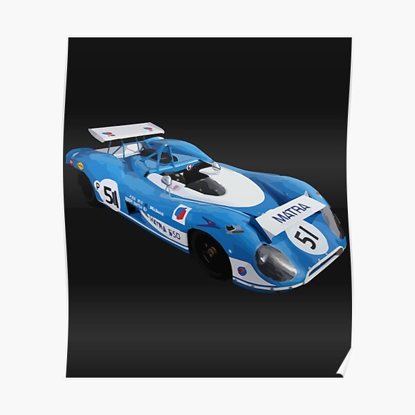 "Matra Sports Prototype 1969 Matra MS650 Group 6 Racer" Poster by ...