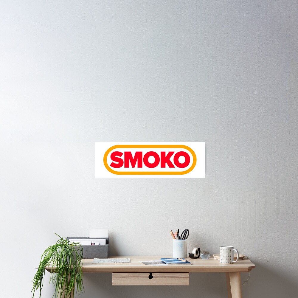 "Smoko Chiko Roll Logo" Poster by beartorius | Redbubble