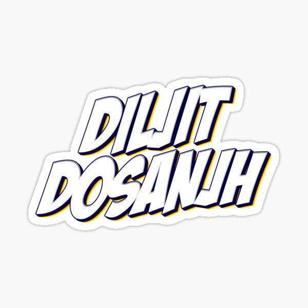 Diljit Dosanjh Stickers | Redbubble