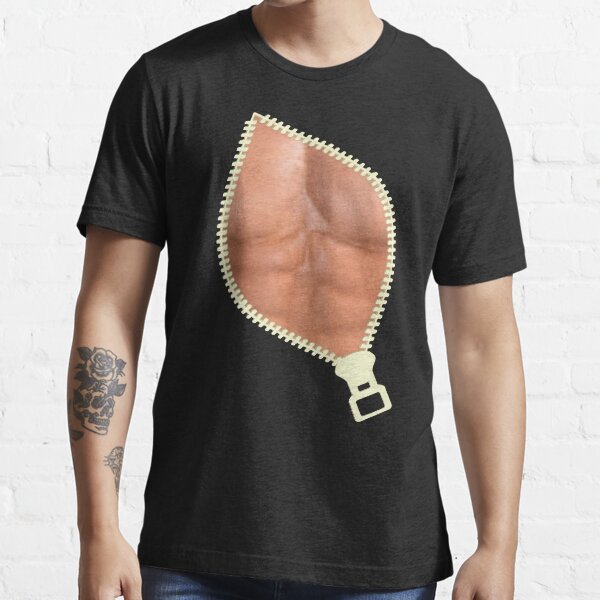 "Men's funny muscle print six pack abs" T-shirt by PeDaNi | Redbubble