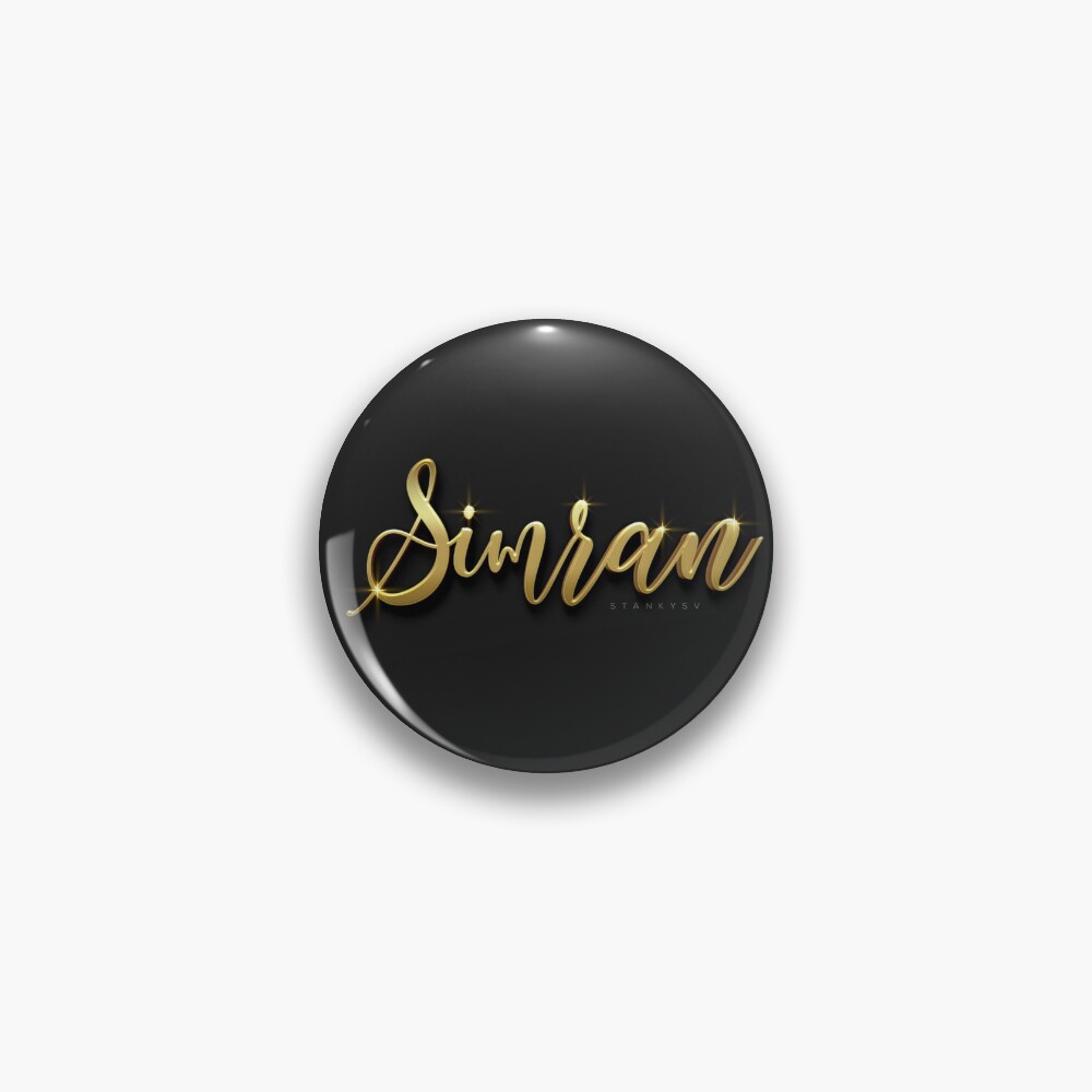 "Simran Gold Name" Poster for Sale by goodynestus | Redbubble