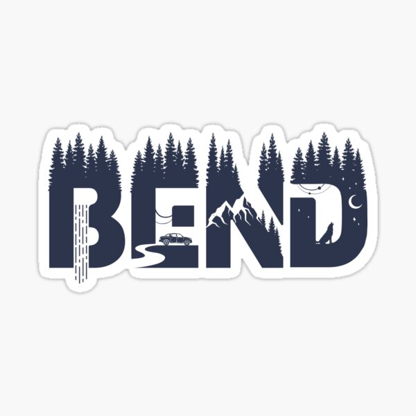 "Bend, Oregon" Sticker by InvestingRoad | Redbubble