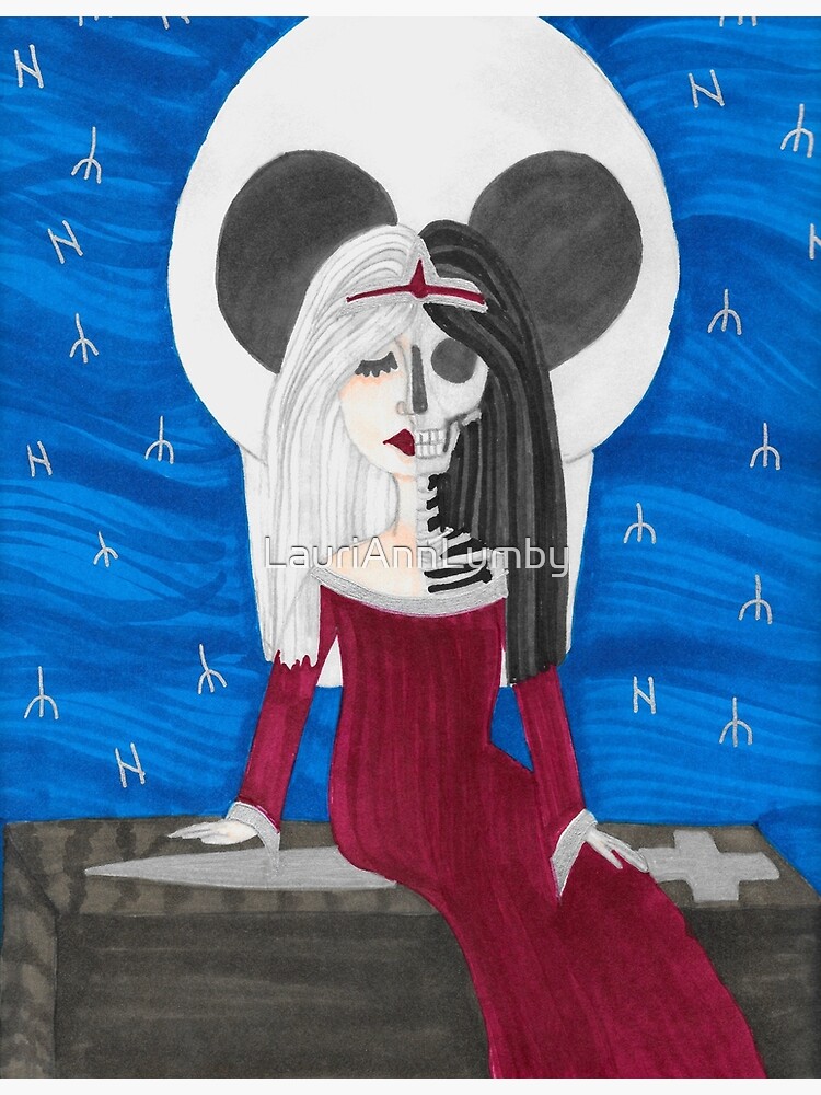 "Hel - Norse Goddess of Death and Daughter of Loki" Poster by ...