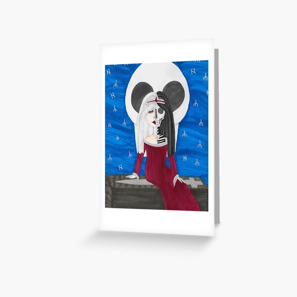 "Hel - Norse Goddess of Death and Daughter of Loki" Greeting Card by ...