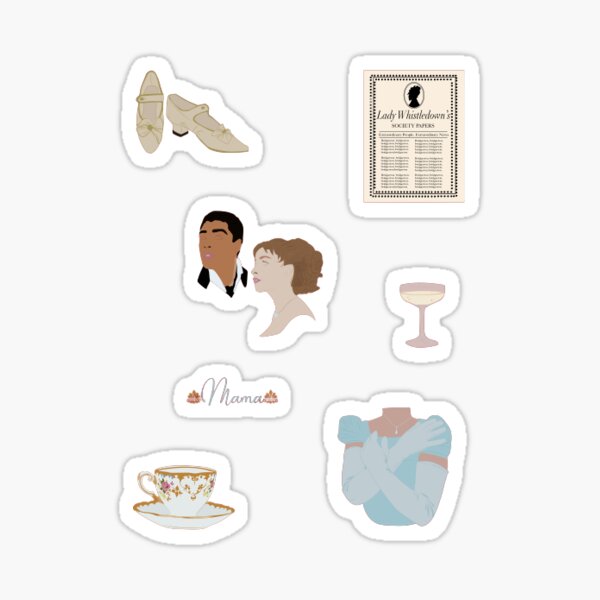 Bridgerton Stickers | Redbubble
