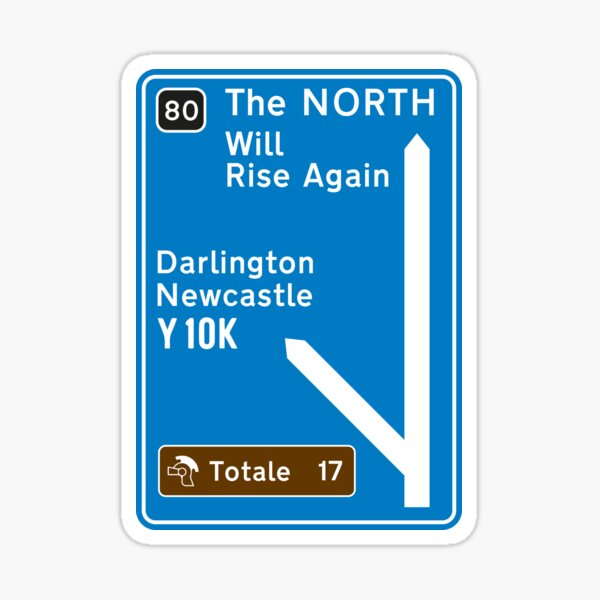 "The Fall Mark E Smith NWRA Road Sign" Sticker for Sale by WASABISQUID ...