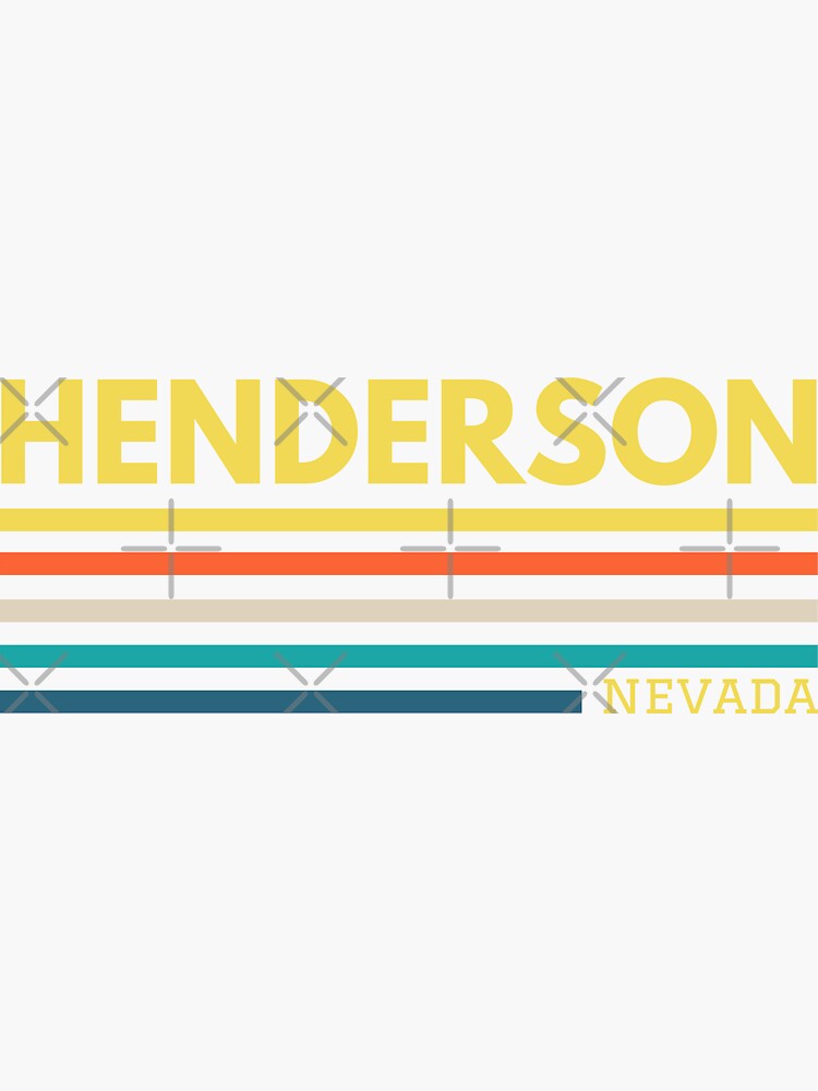 "Henderson Nevada" Sticker for Sale by Taumaturgo | Redbubble