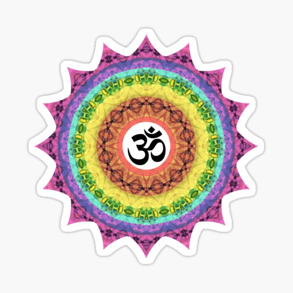 "Om" Sticker for Sale by threelll3 | Redbubble