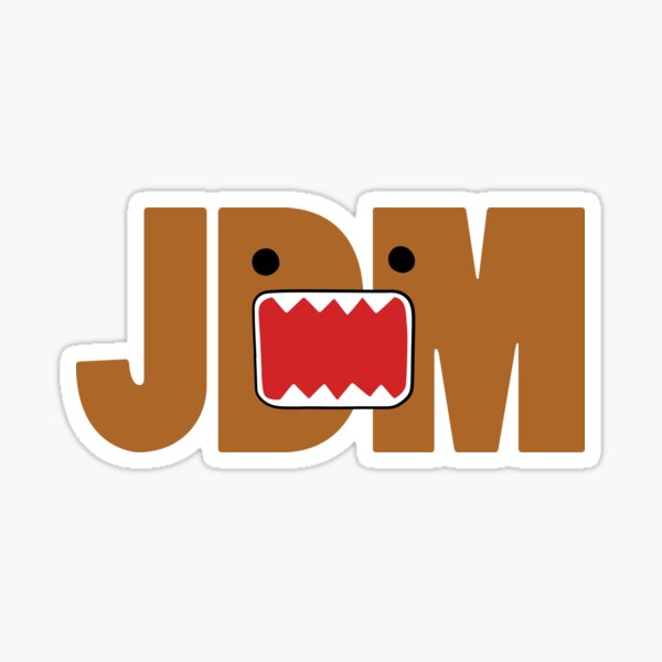 "Domo Monster in JDM letters" Sticker by ApexFibers | Redbubble