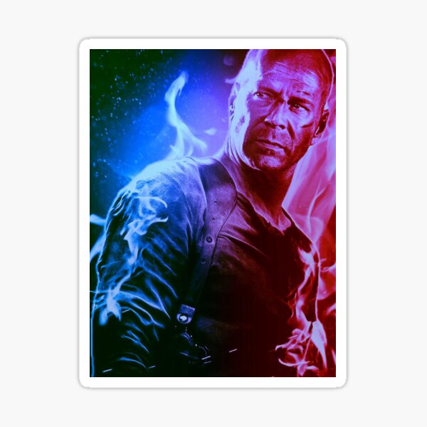 "Bruce willis" Sticker by V2711S | Redbubble