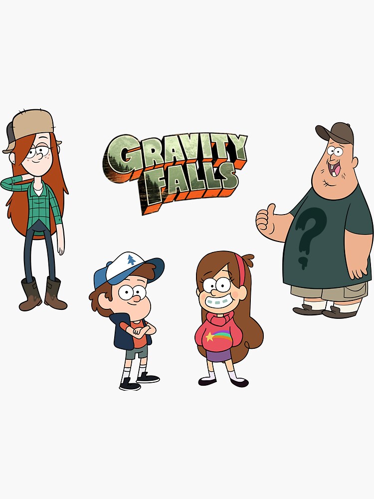 "Gravity Falls Sticker Pack" Sticker for Sale by stickersnstars | Redbubble