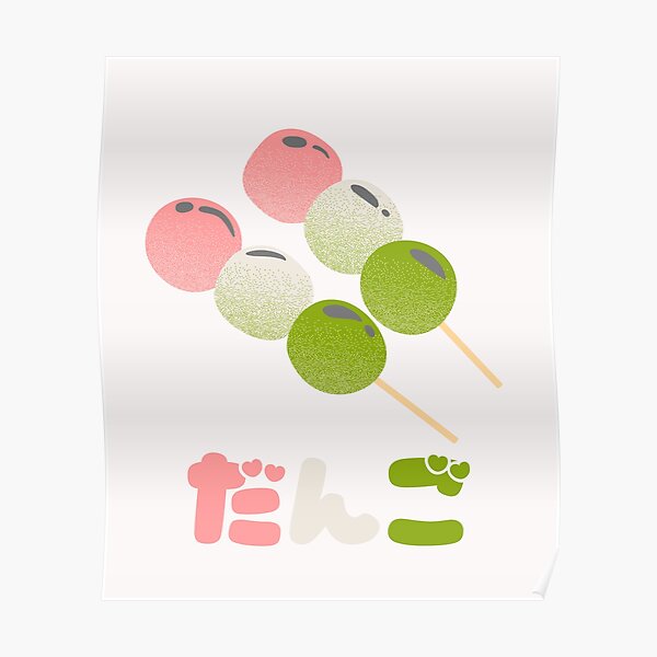 Colorful Dango Posters | Redbubble