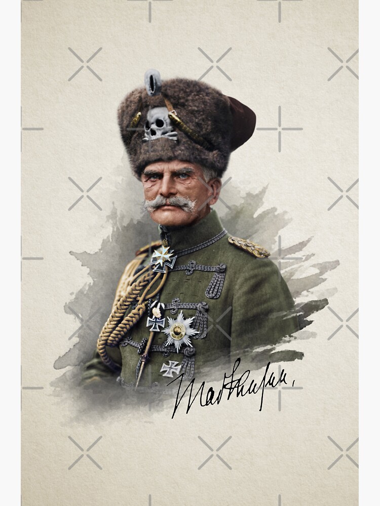 "August von Mackensen Portrait Art" Sticker for Sale by KAI-Studio ...