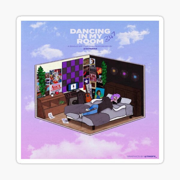 "Dancing In My Room" Sticker for Sale by wfenton | Redbubble