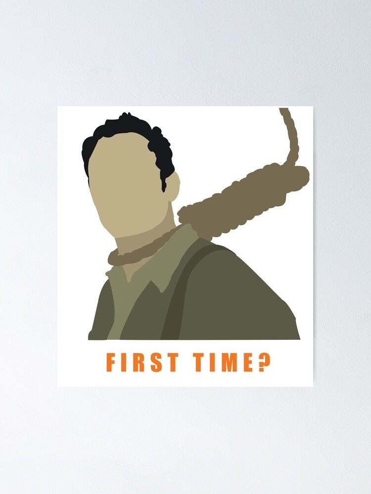 "First time ? Meme" Poster for Sale by moviesloverr9 | Redbubble