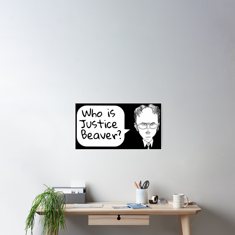 "The Office, Dwight Schrutte: Who Is Justice Beaver?" Poster by ...