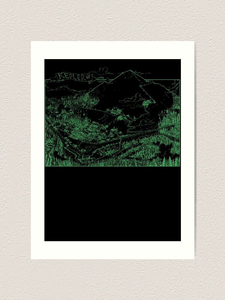 "Kepler Map Shirt" Art Print by chong66all | Redbubble