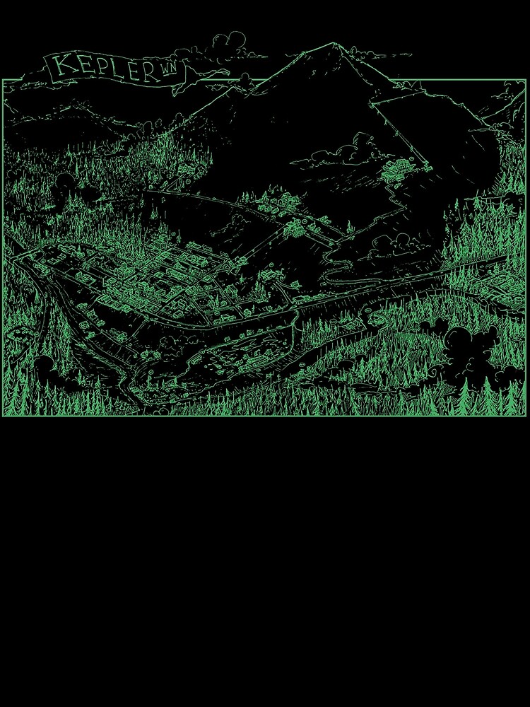 "Kepler Map Shirt" Art Print by chong66all | Redbubble