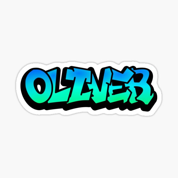 "Oliver" Sticker for Sale by CuteCupcakes | Redbubble