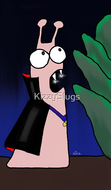 "Vlad the Slug Vampire" by KizzySlugs | Redbubble