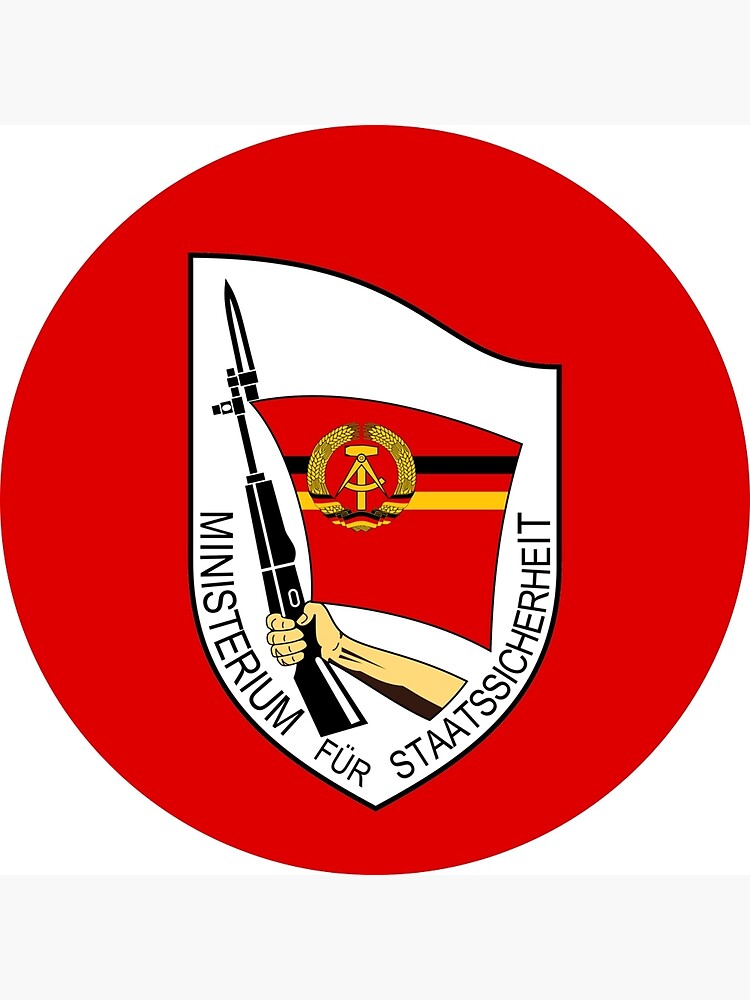 "Stasi-Emblem" Fotodruck von niceaesthetics | Redbubble