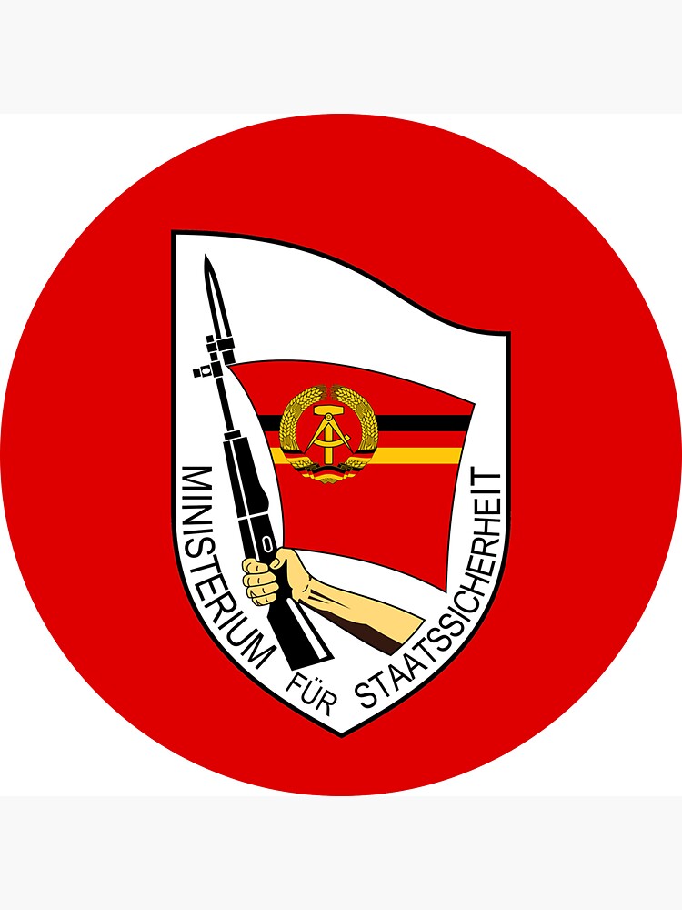 "Stasi Emblem" Sticker for Sale by niceaesthetics | Redbubble