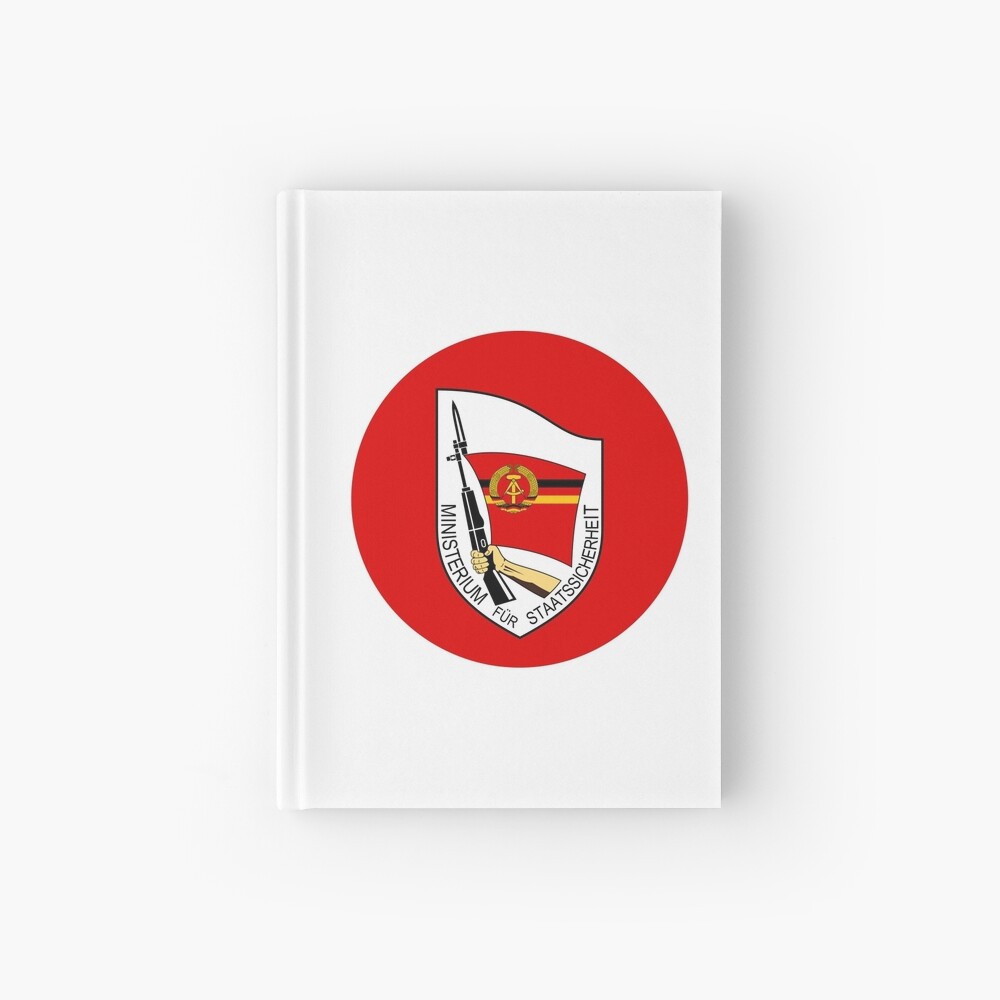 "Stasi-Emblem" Notizbuch von niceaesthetics | Redbubble