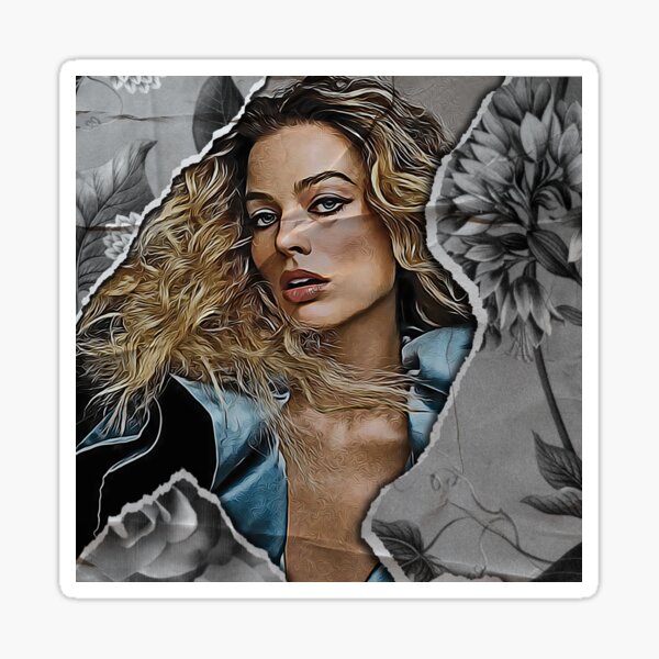 "MARGOT" Sticker by RayKlessArt | Redbubble