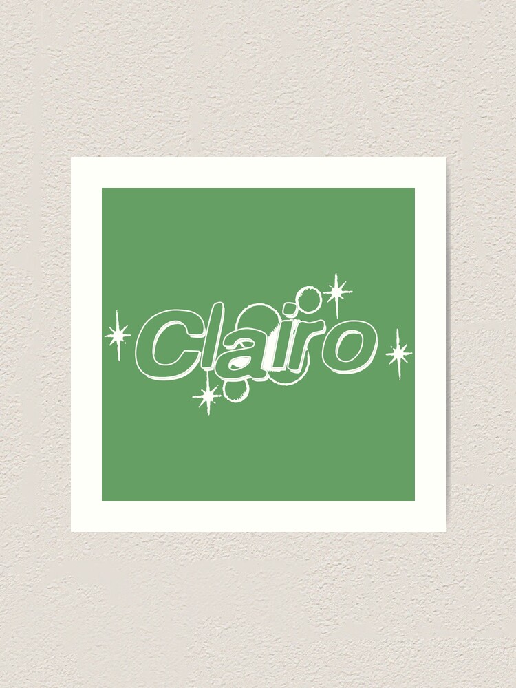 "clairo green and white logo" Art Print by boy2000 | Redbubble