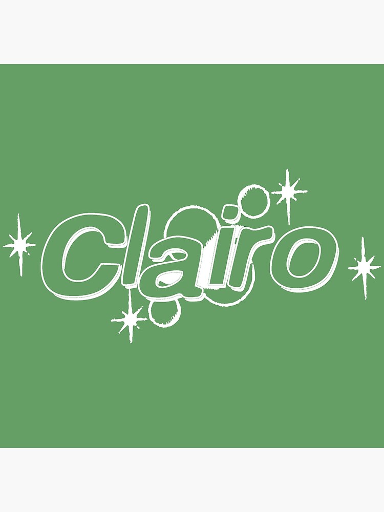"clairo green and white logo" Art Print by boy2000 | Redbubble
