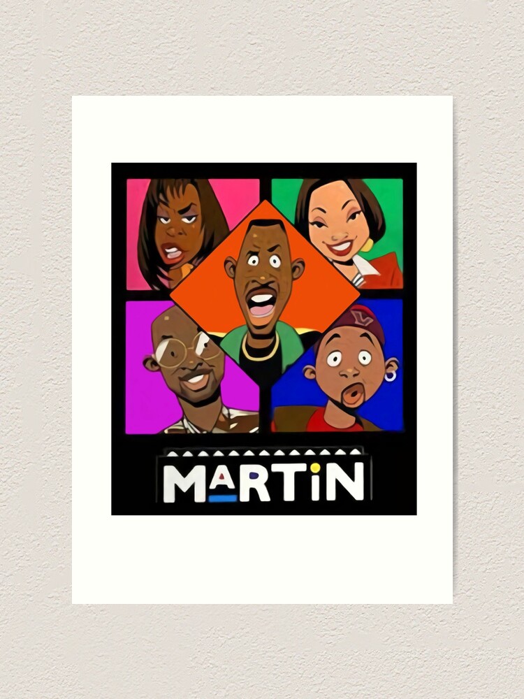 "The Martin Lawrence Show Gina Shanaynay Martin" Art Print for Sale by ...