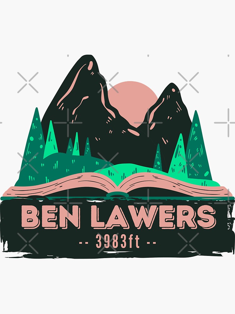 "Ben Lawers - Munro Bagging - Grampians Scotland - Peak Bagger" Sticker ...